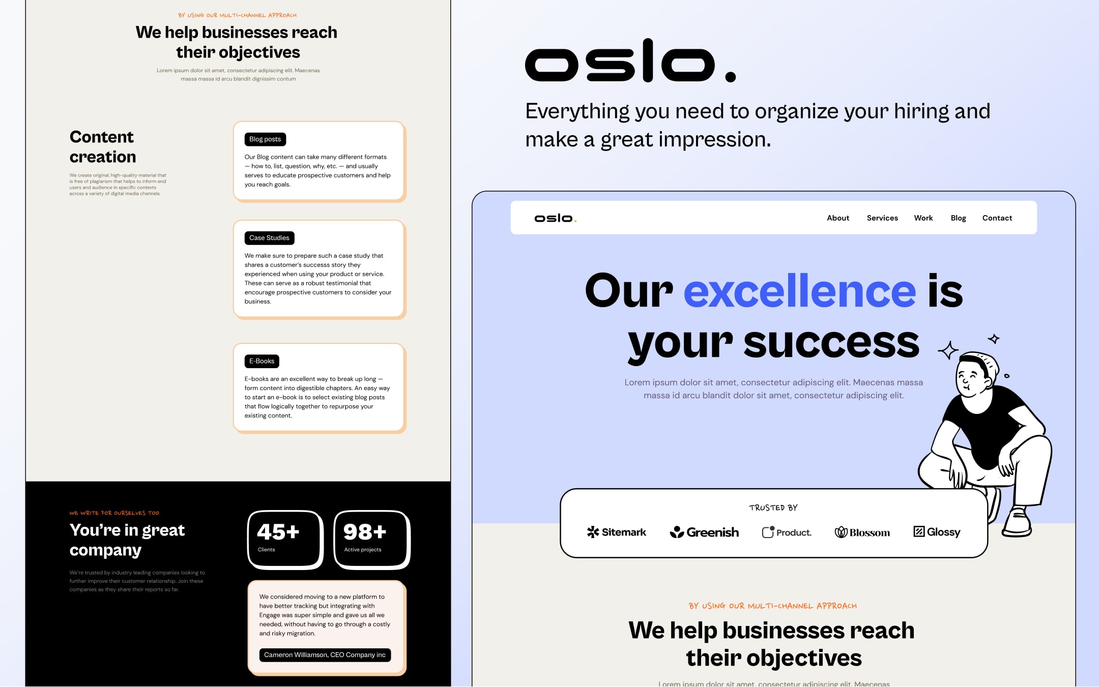 Oslo - Agency Webflow Template | Wedoflow